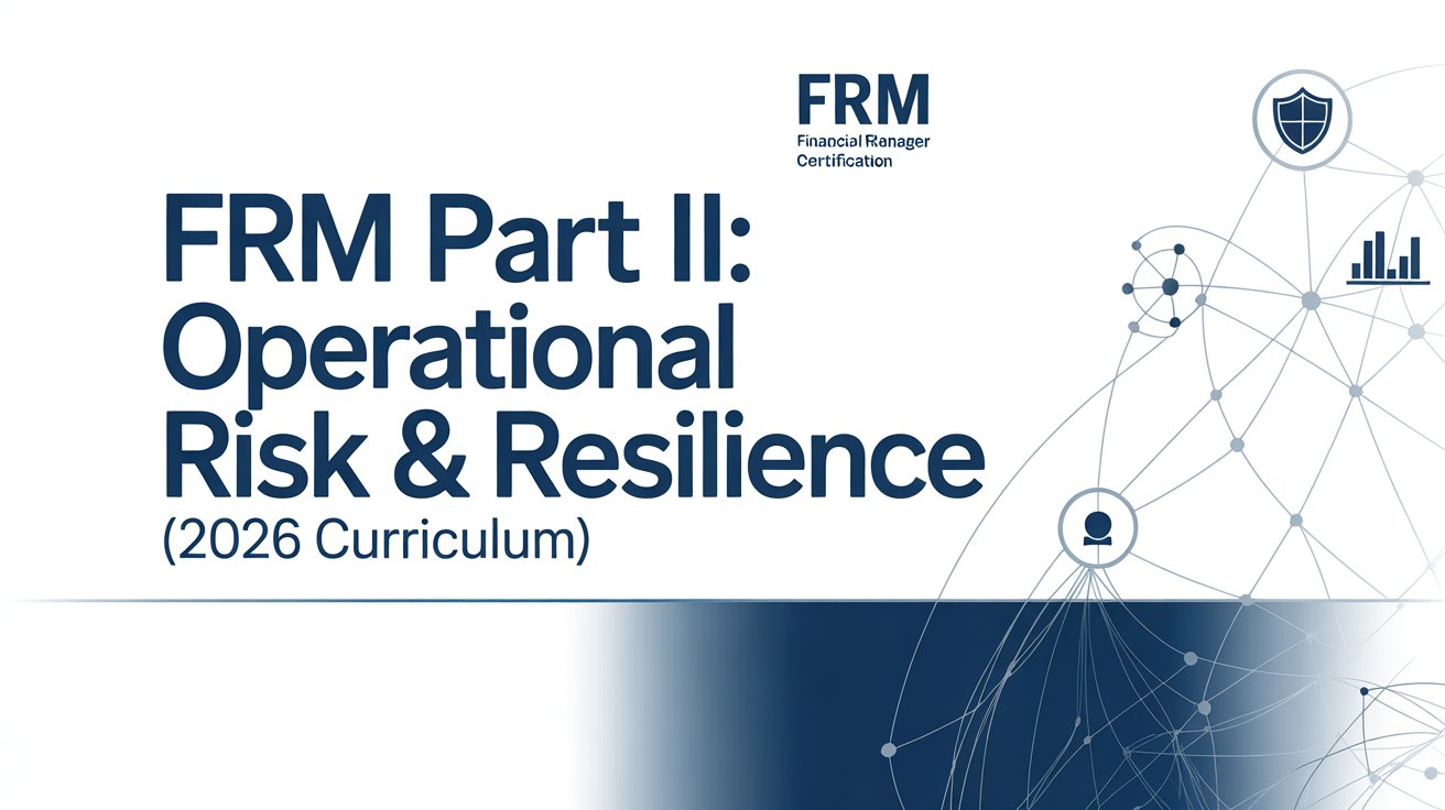 FRM Operational Risk 2026 & Risk Control Guide