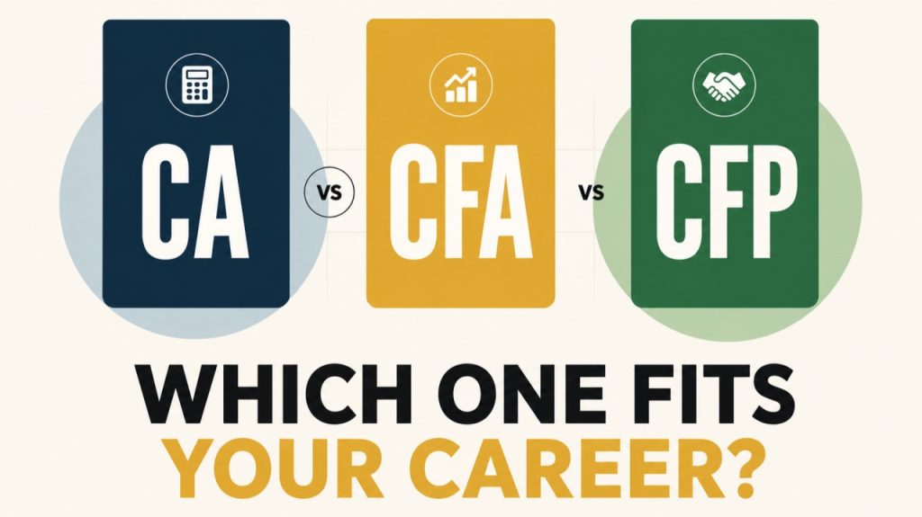 CA vs CFA vs CFP: Salary, Scope & Career Comparison 2026
